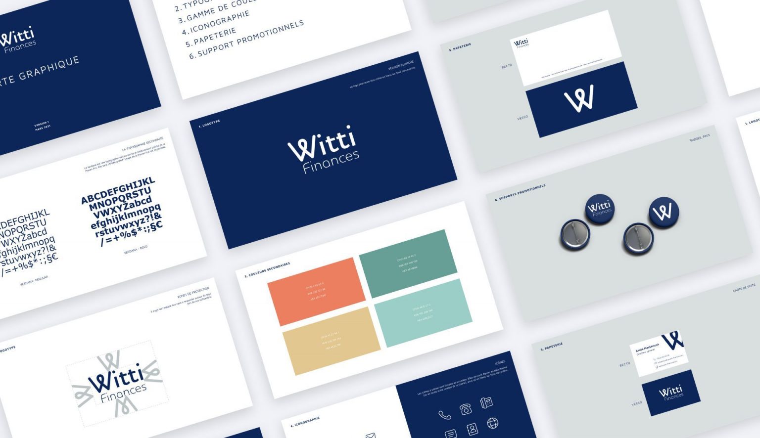 Création du branding et du site web de Witti Finances - Agence Sharing